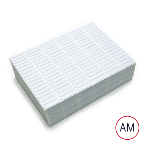 Adhesive AM Dual Resonator Labels, 1.75" x 0.4", Pack of 5,000 ...
